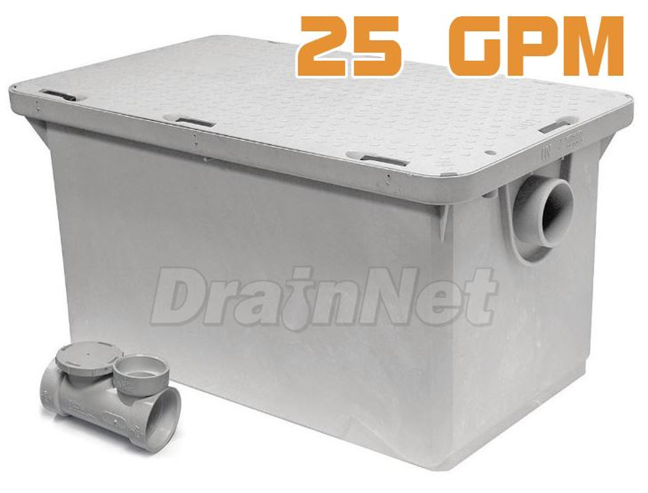 Grease Interceptor 50 LBS / 25GPM - Drain-Net Technologies Grease Interceptor 50 LBS / 25GPM - Drain-Net Technologies