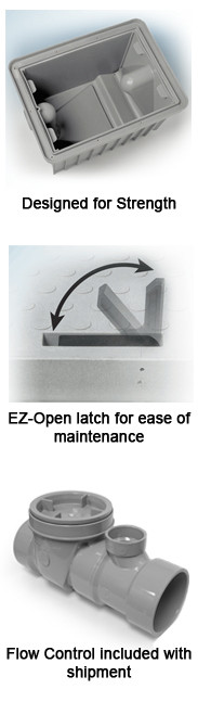 Grease Interceptor 50 LBS / 25 GPM Restaurant plumbing Grease Traps