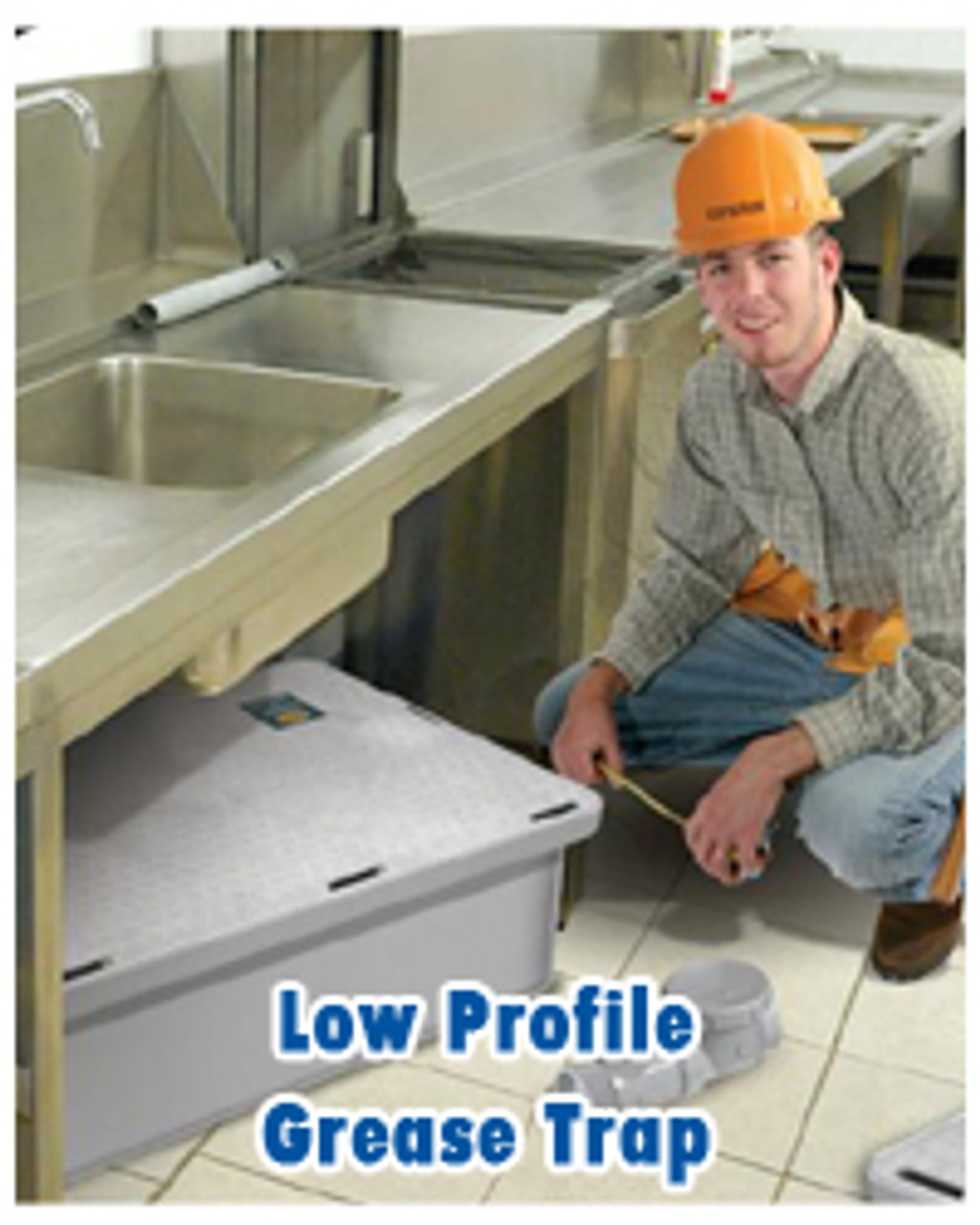 Low Boy Grease Interceptor 50 LBS / 25 GPM - Drain-Net Technologies Low Boy Grease Interceptor 50 LBS / 25 GPM - Drain-Net Technologies