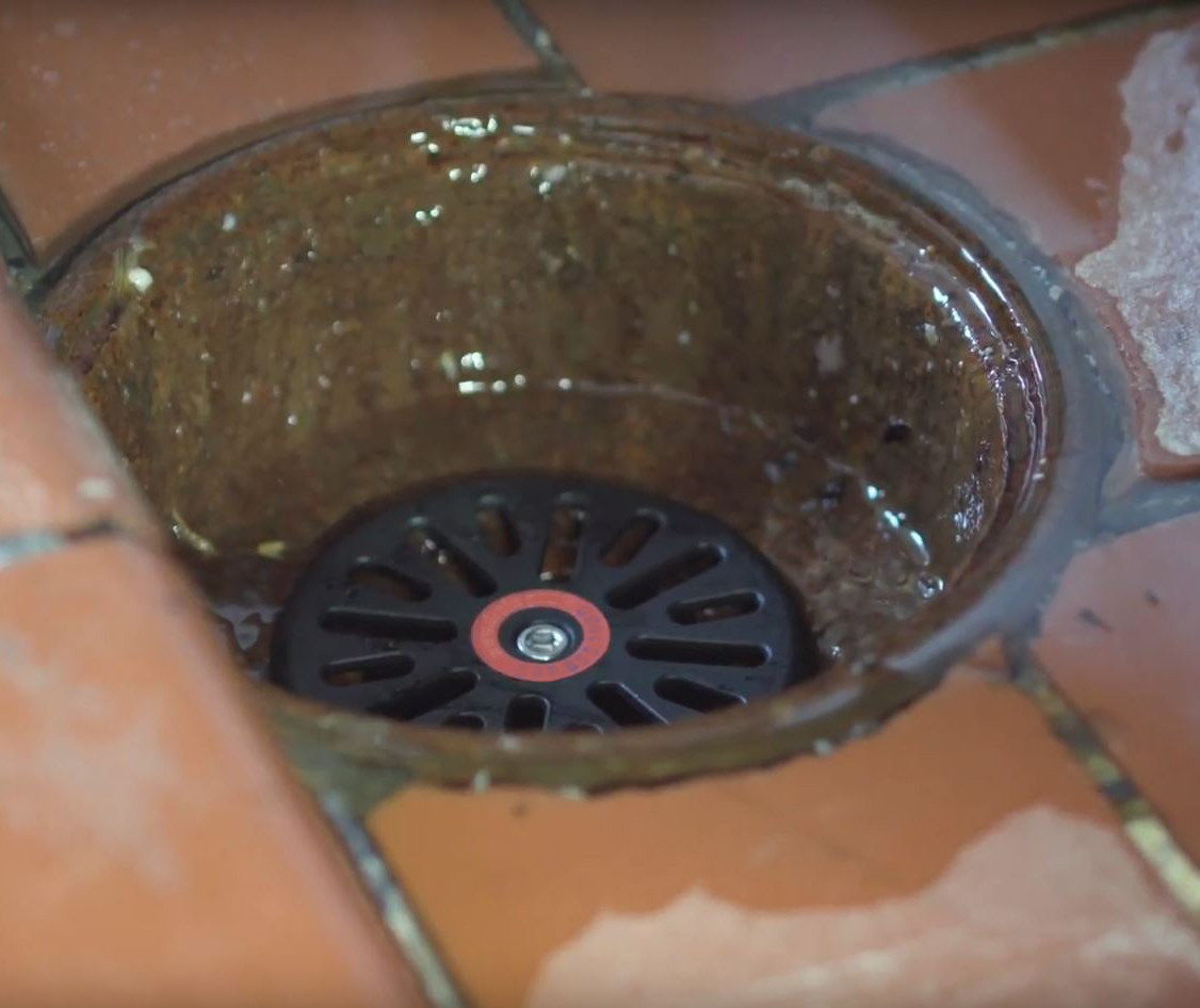 4" Pro-Tech™ Drain Lock and drain cover for commercial drains