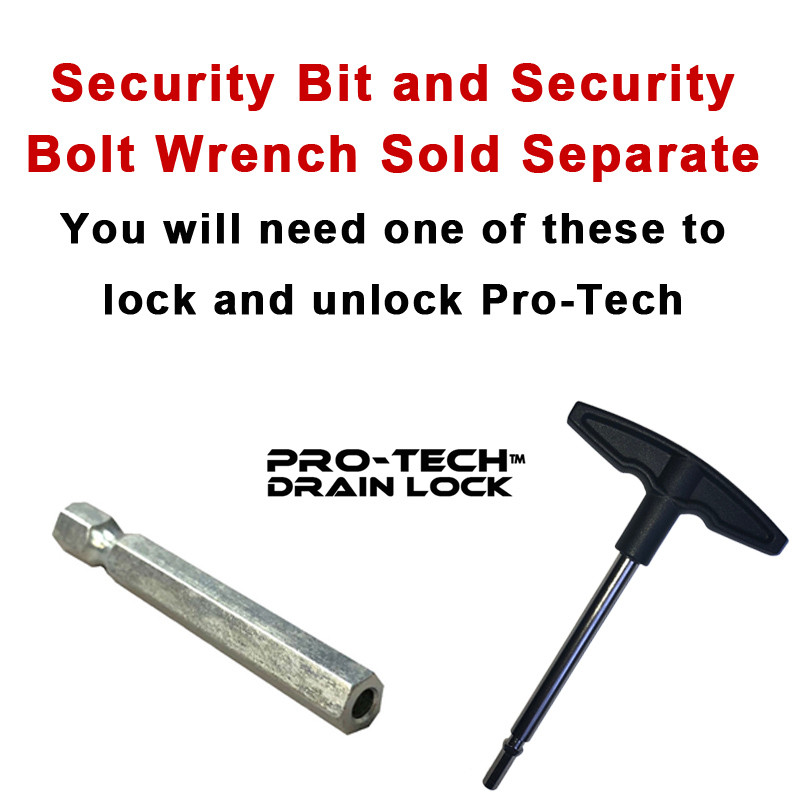Pro-Tech™ Drain Lock with Fine Strainer - 4" Drain for commercial ...
