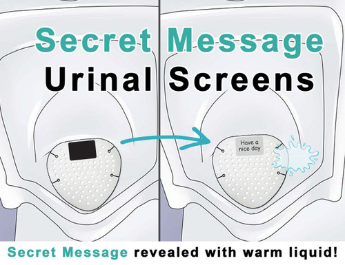 Personalized Urinal Screens - Upload your own image or logo! - Drain ...
