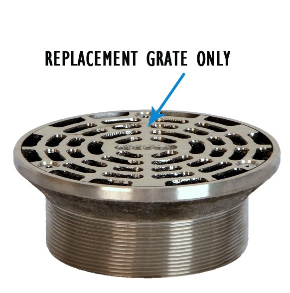 Josam 6" Round Drain Cover - 006080 6A Nikaloy Grate - Drain-Net ...