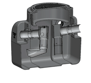 BIG-750-O Big Max HDPE Oil Interceptor - 140 Gallons - Drain-Net ...