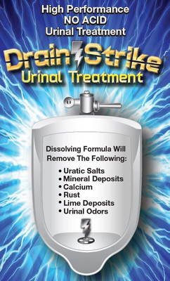 Drain Strike Urinal Treatment Uratic Salt Remover