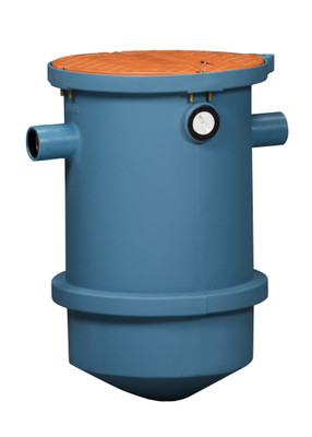 Trapzilla Grease Interceptor, 3" Inlet/Outlet, 35 GPM Flow Rating, 167 lbs Grease Capacity ...