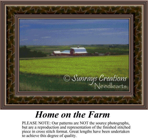 Country Cross Stitch Pattern | Home on the Farm
