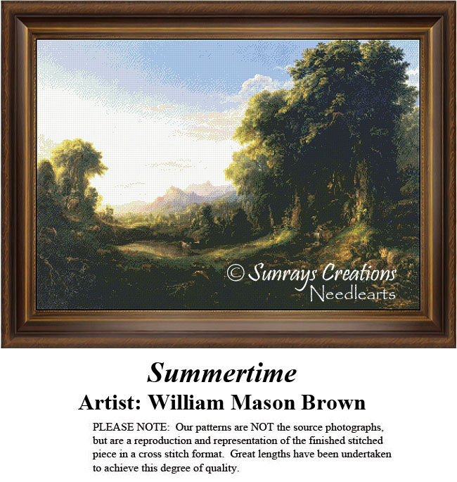 Fine Art Cross Stitch Patterns | Summertime