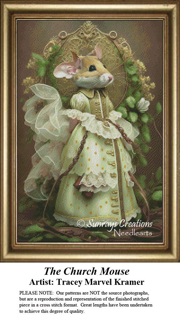 Vintage Cross Stitch Pattern | The Church Mouse