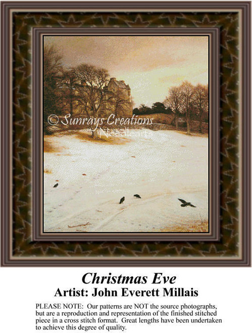 Fine Art Cross Stitch Pattern Expulsion Of Adam And Eve