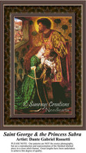 Fine Art Cross Stitch Pattern | Saint George and the Princess Sabra