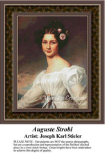 Women Cross Stitch Patterns | Auguste Strobl