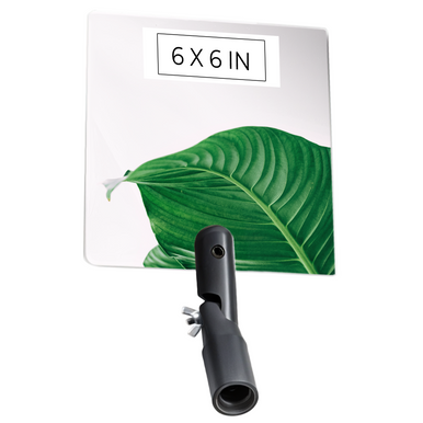 Flex Vue Acrylic Inspection Mirror with 3/4 Inch Threaded Adapter