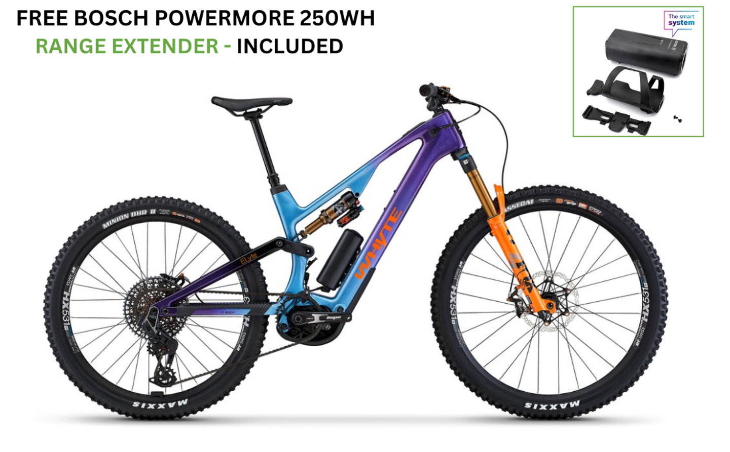 Whyte ELyte EVO Stag Works 2025 Blurple 0 Finance up to 48 months