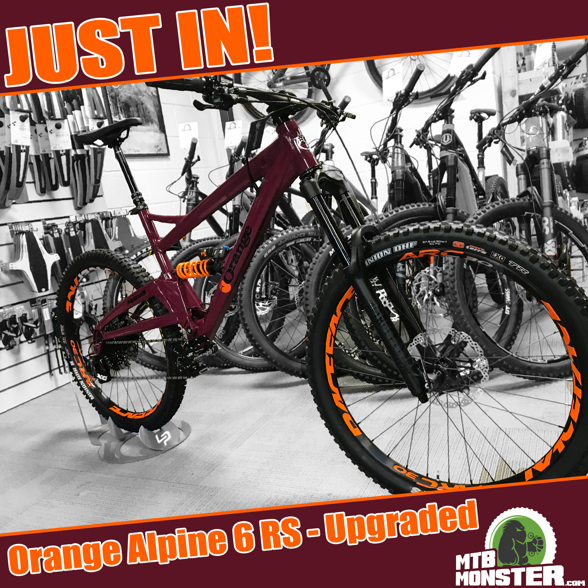 Orange Alpine 6 RS Upgraded