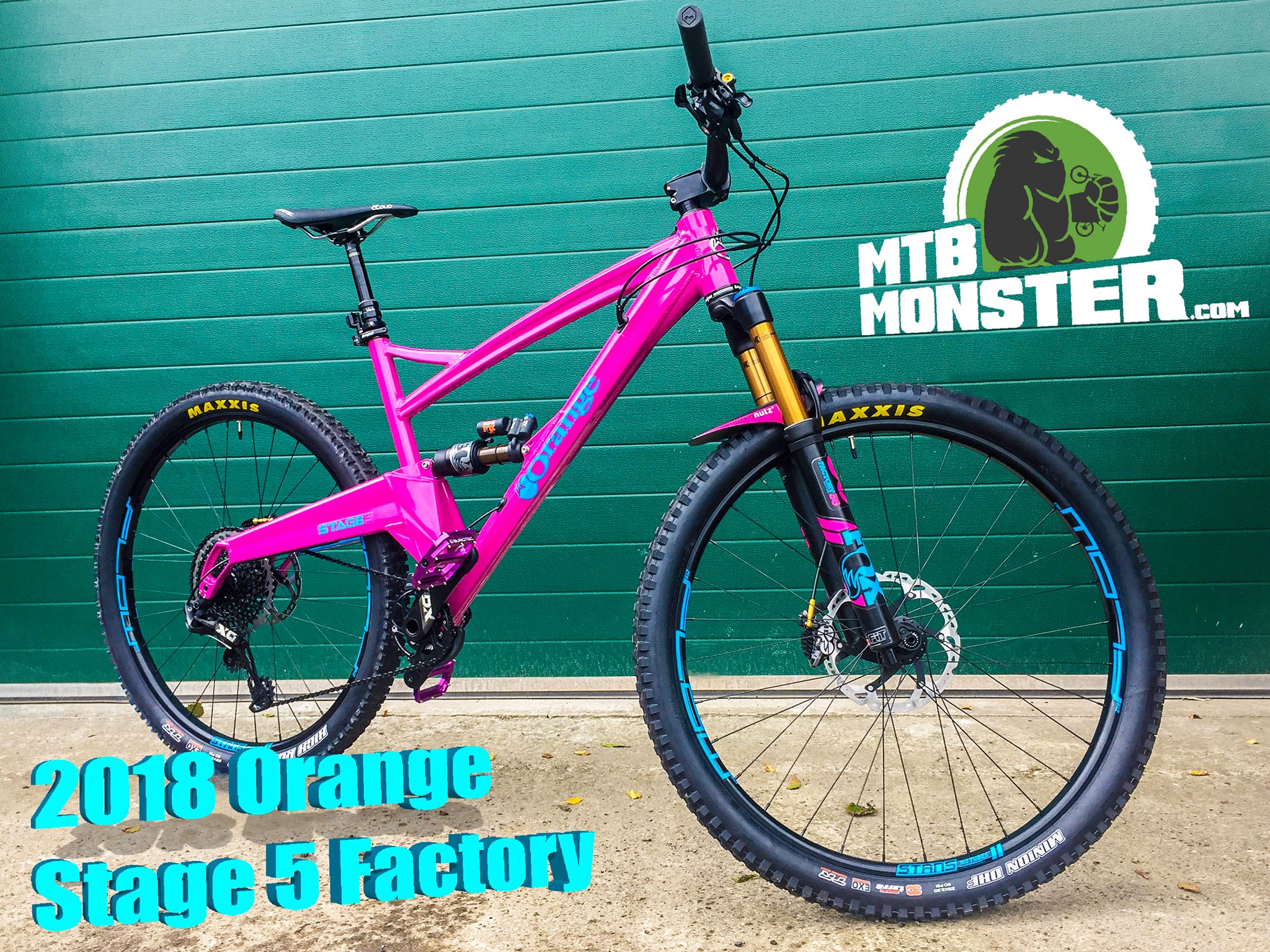 Customised 2018 Orange Stage Five Factory Spec!