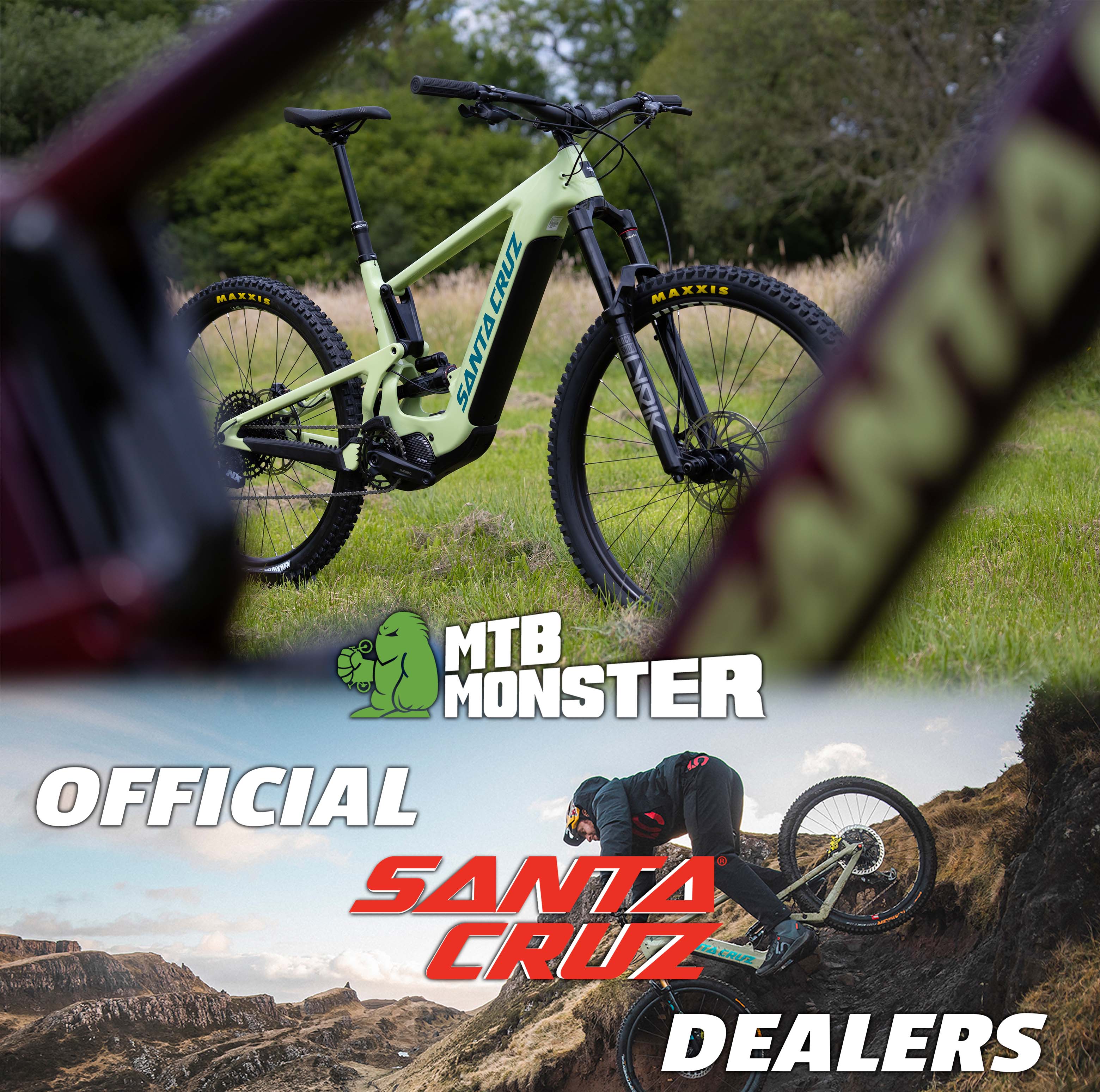 MTB Monster are now official Santa Cruz dealers!