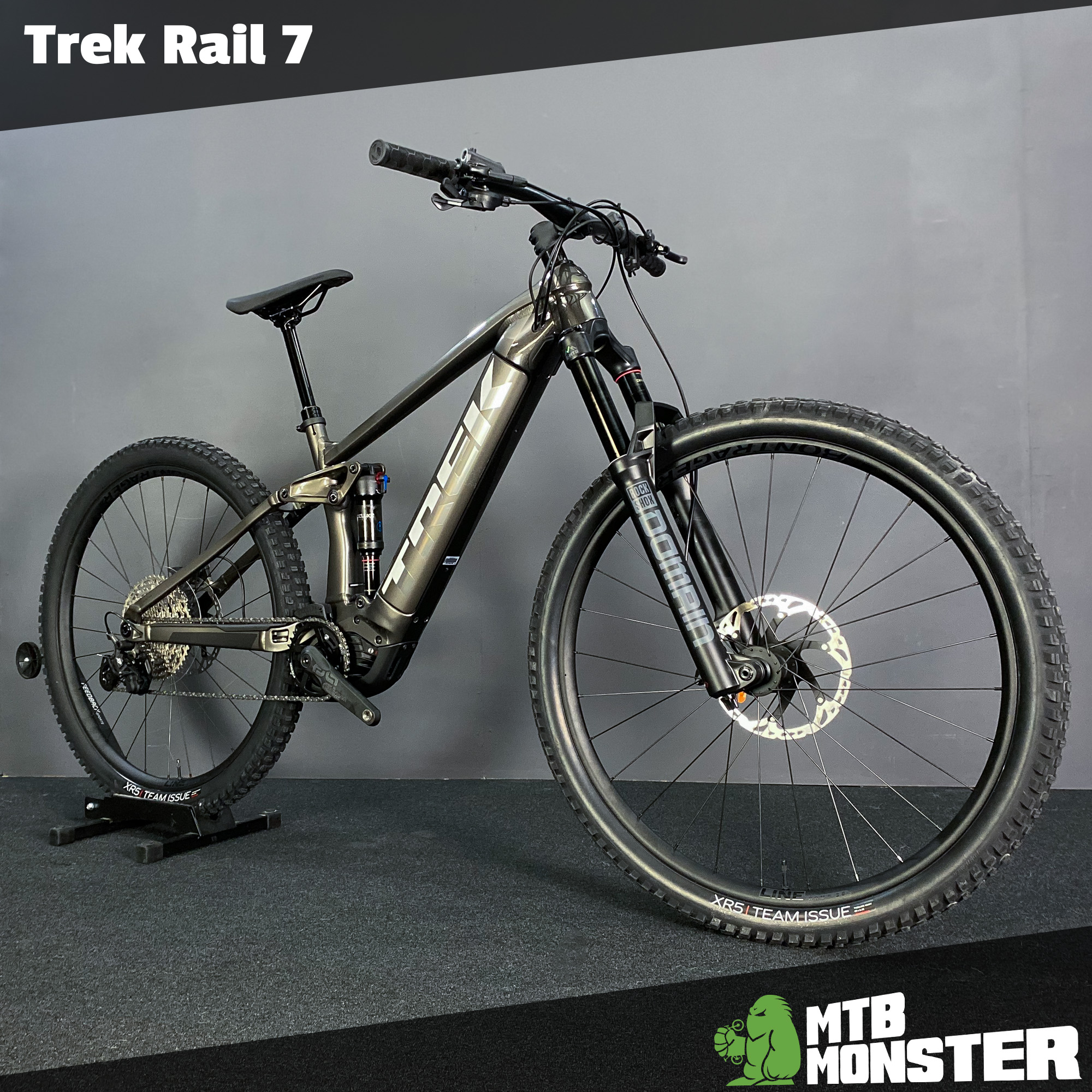 Trek Rail 7... finished in Mercury/Black!