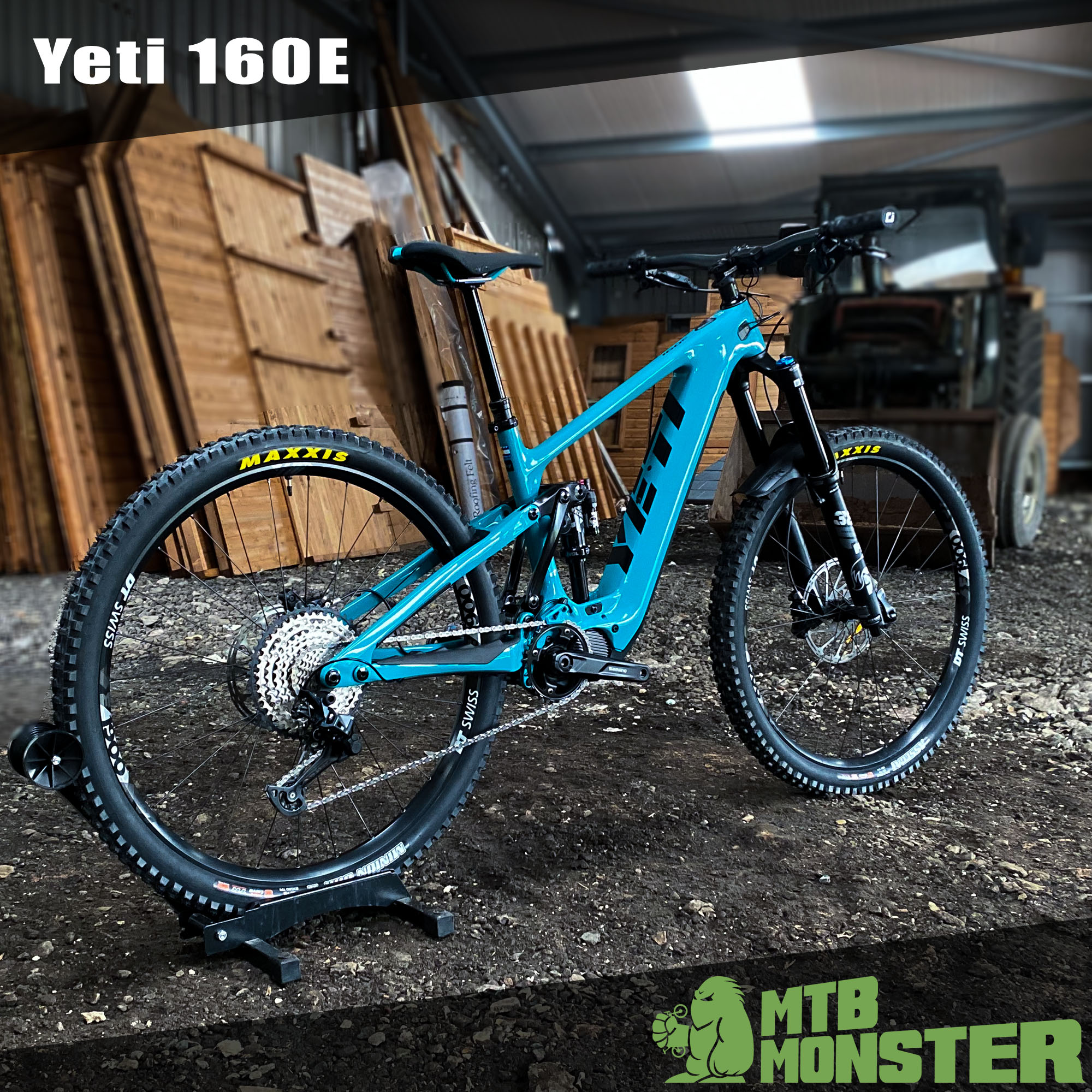 The Yeti 160E... quick snap before the customer is due to collect