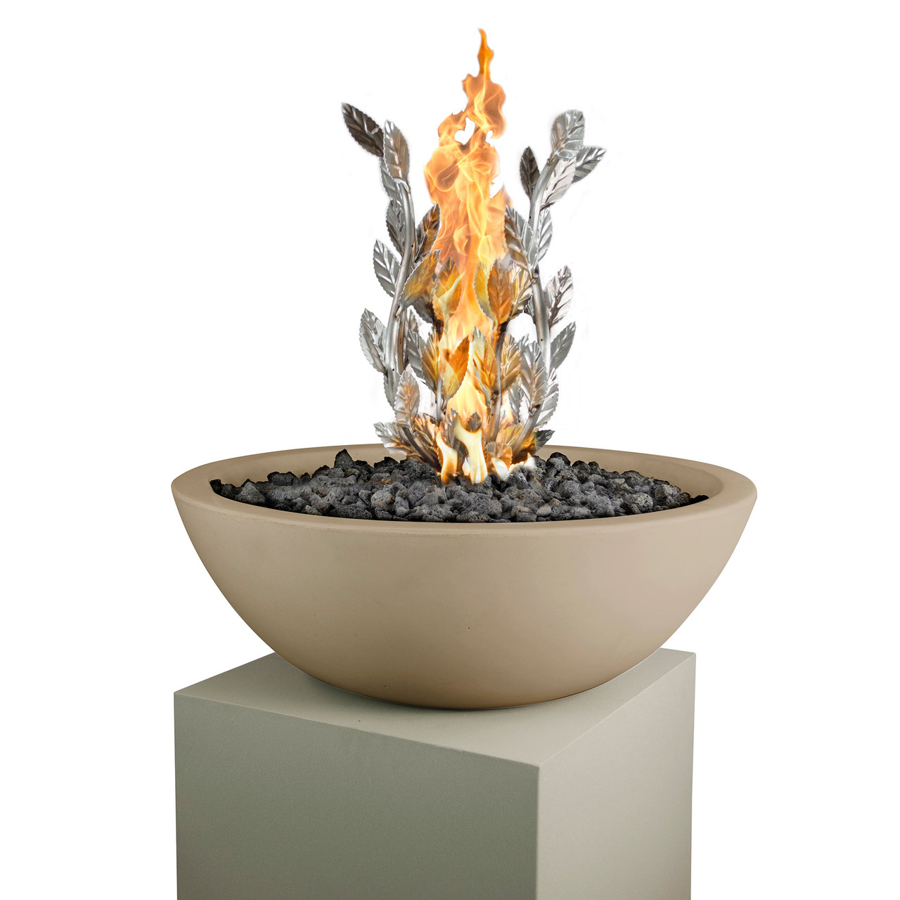 The Outdoor Plus 16" Stainless Steel Burning Bush - AMS Fireplace