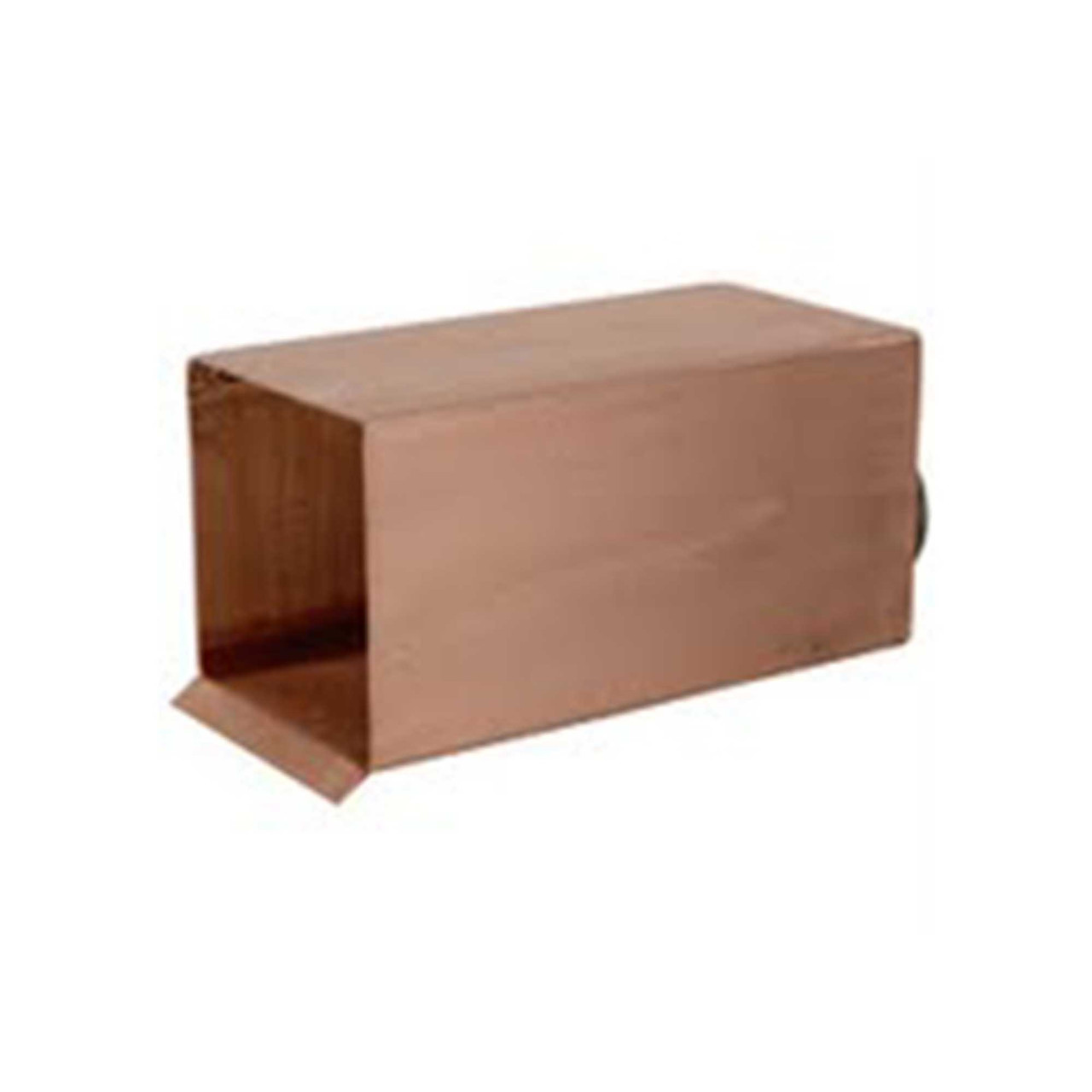 The Outdoor Plus Box Scupper in Copper & Stainless Steel - AMS Fireplace