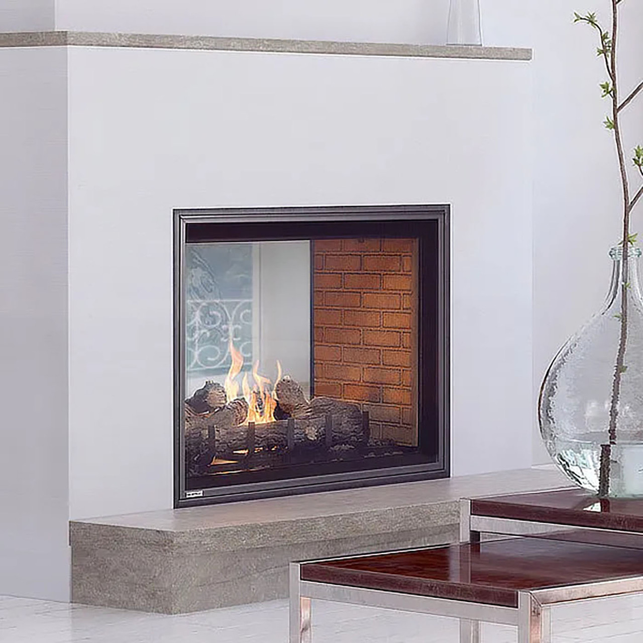 Divine 42" See Through Intermittent Pilot Ignition NG Fireplace ...