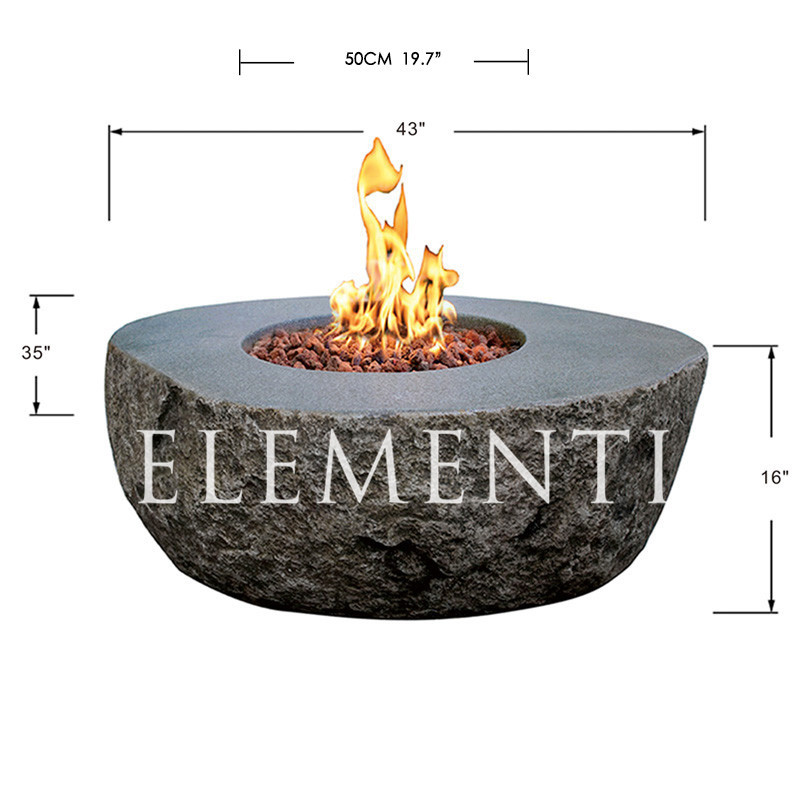 Boulder Fire Table OFG110 | Elementi