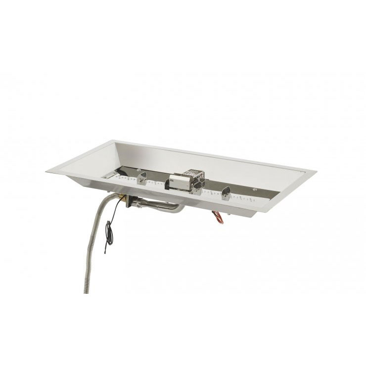 Linear Crystal Fire Plus Gas Burner CFP1224-K | The Outdoor Greatroom