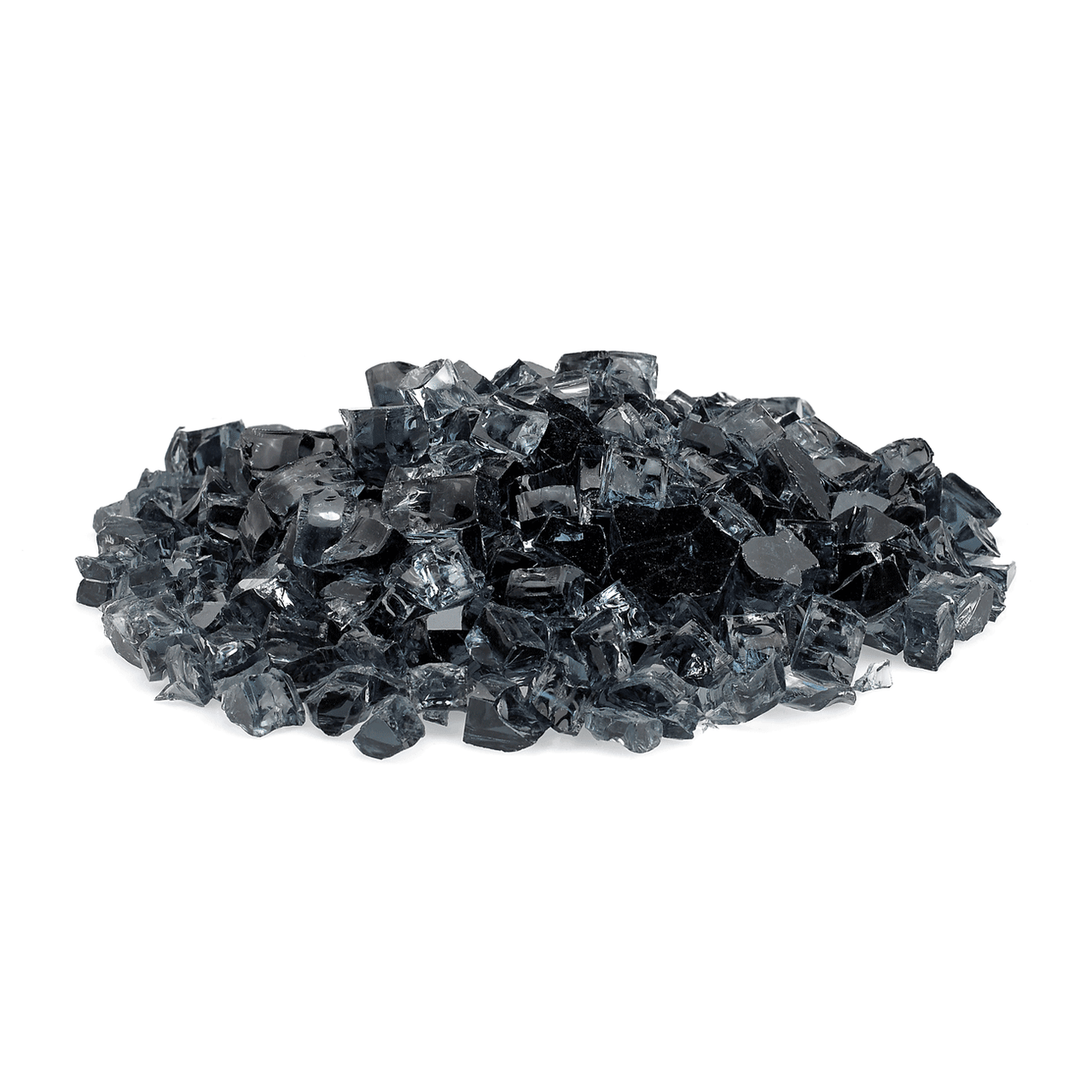 Gray - 1/2" Classic Fire Glass - 10lbs | American Fire Glass - AMS ...