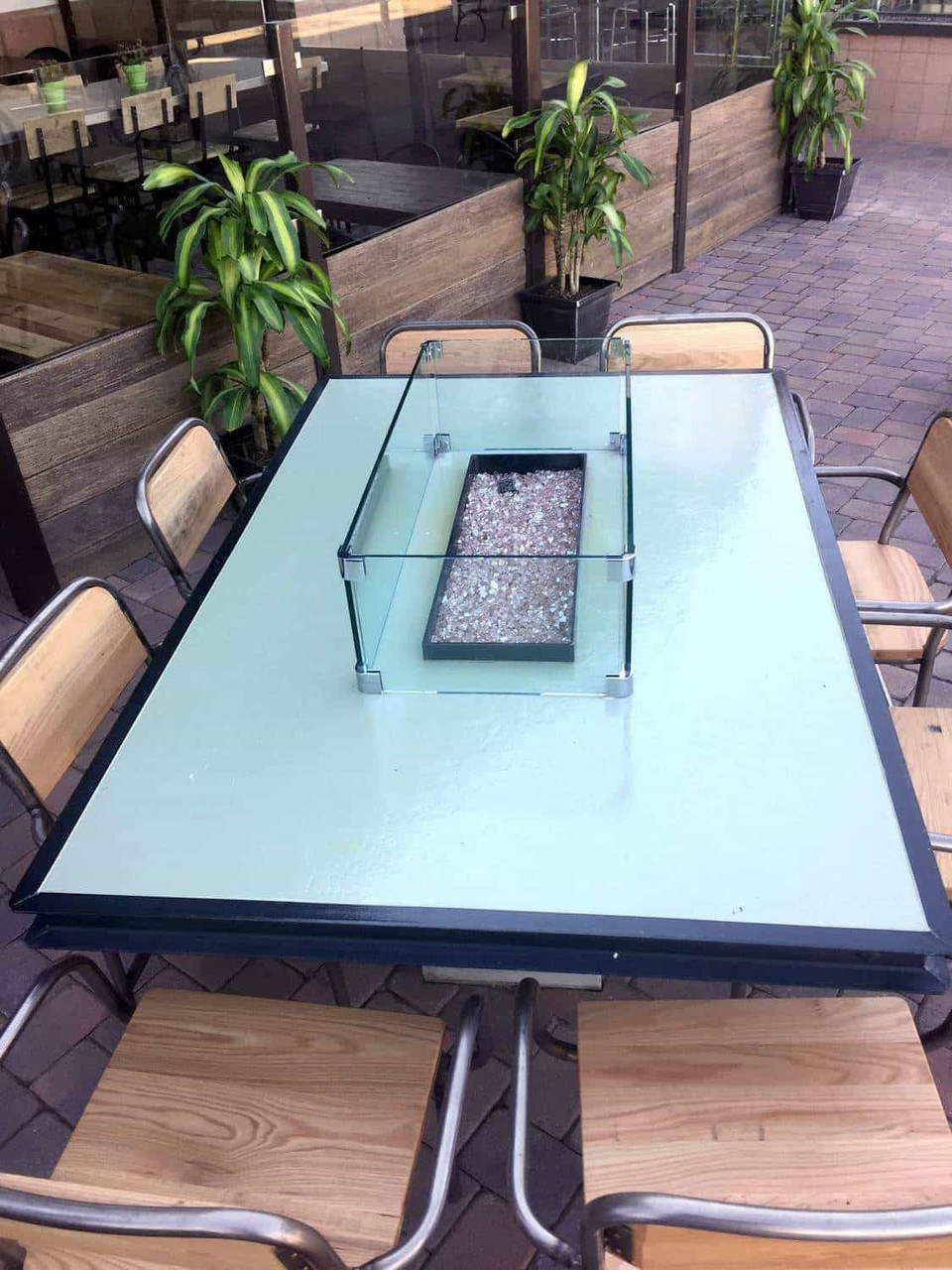 Custom Fire Table for Urban Plates #2 - AMS Fireplace