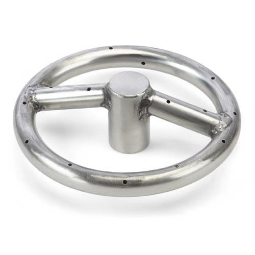 HPC 6" Round Stainless Steel Outdoor Burner Kit Natural Gas FFRS-6Kit ...