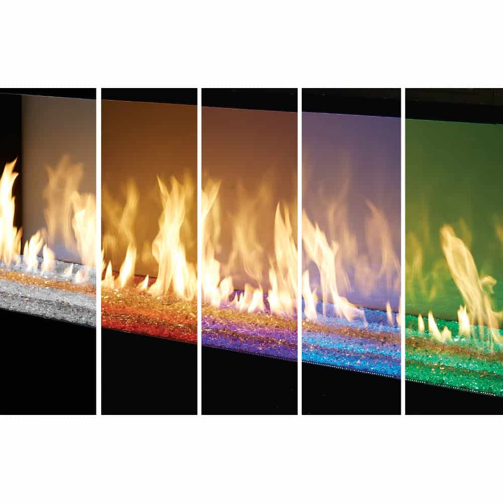 DaVinci Fireplaces - Bay Modern Linear Fireplace - AMS Fireplace