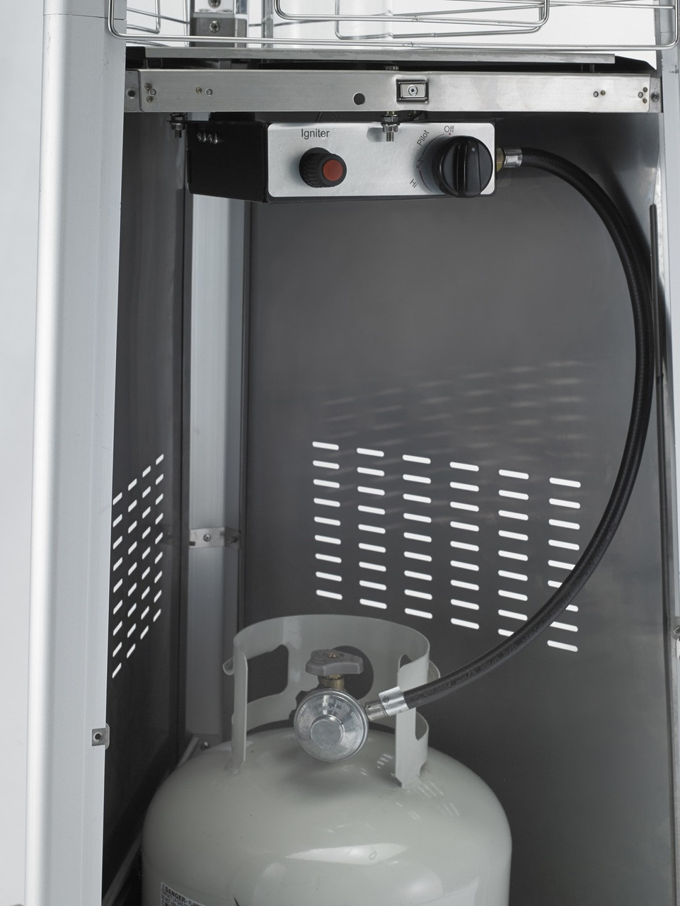 AMBIANCE Liquid Propane Stainless Steel Portable Fire Feature - PC14BK