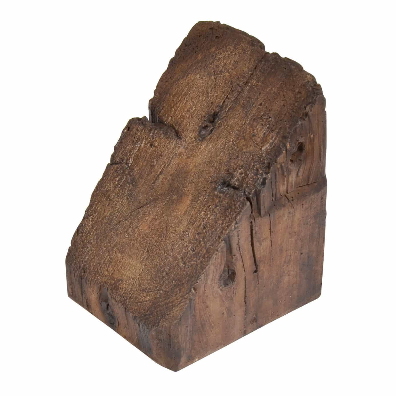 5ft Rustic Barn Wood Series Concrete Mantel - Brown - AMS Fireplace