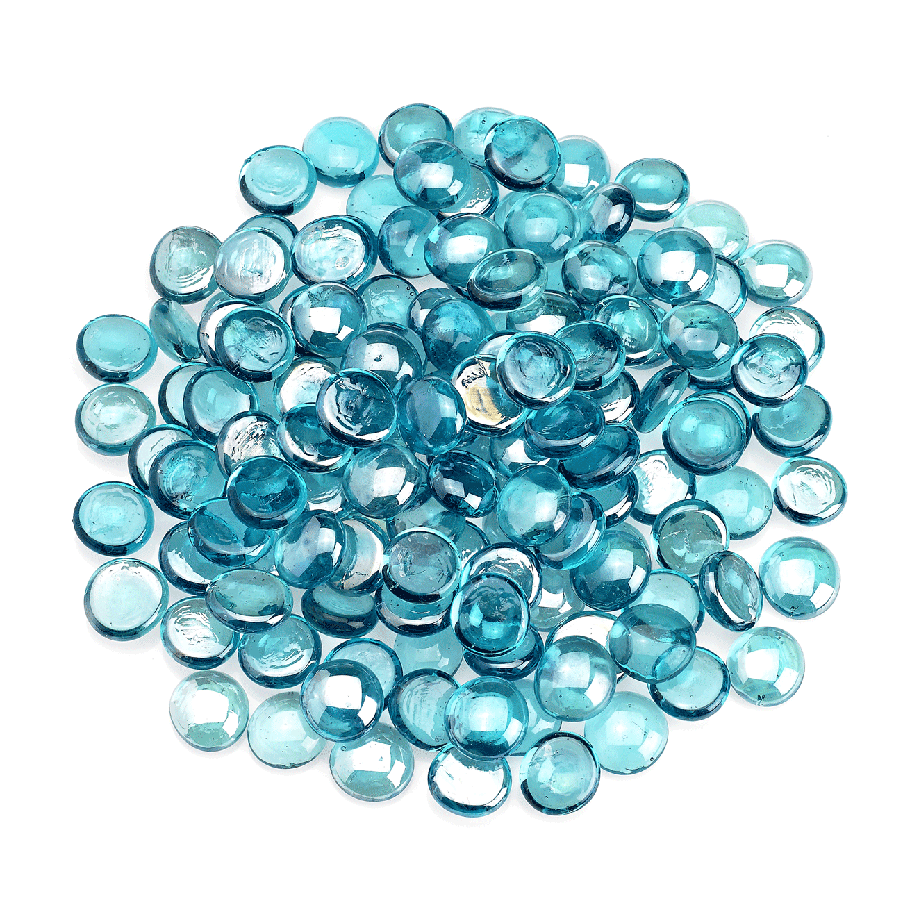 Aqua Blue Luster - Fire Bead - 10 lbs - AMS Fireplace