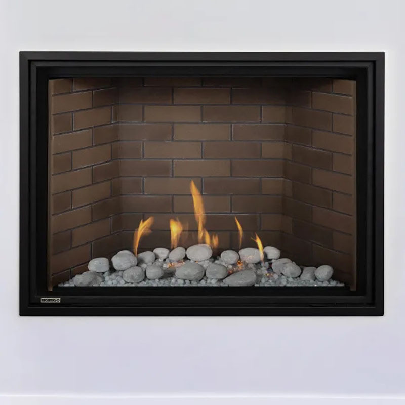 DelRay Square 42 Full Load Fireplace - Montigo