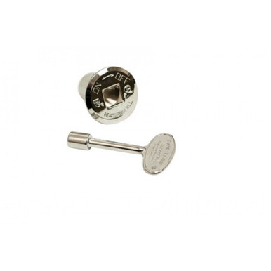 HPC Polished Chrome Flange and Key Set UDFK-PC - | AMSFireplace.com ...