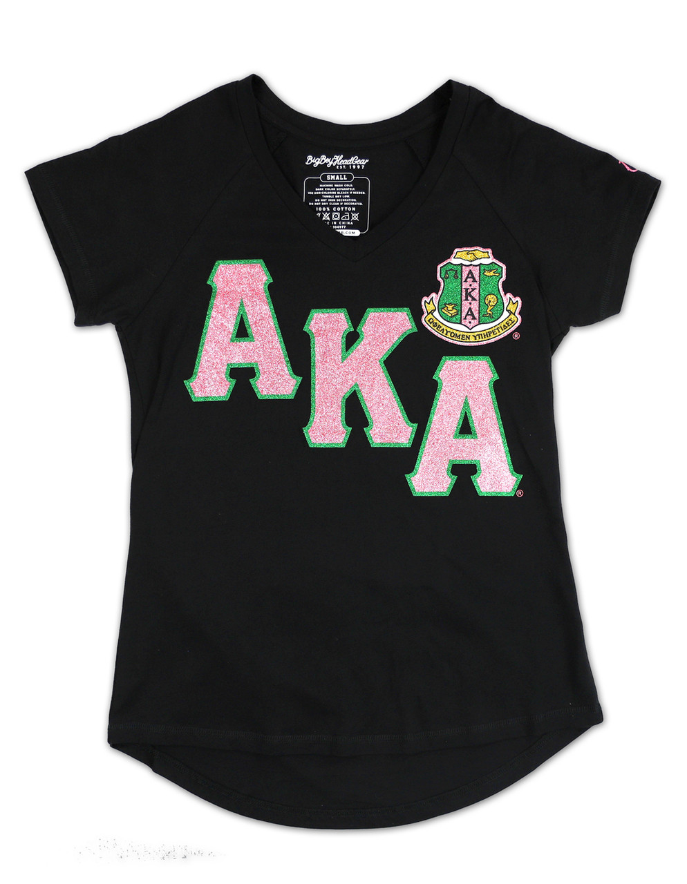 Alpha Kappa Alpha V-NECK TEE - Prime Heritage Gifts