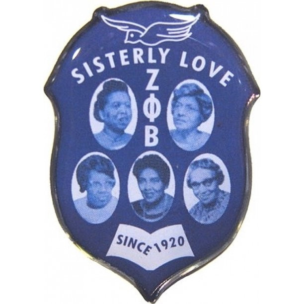 Zeta Phi Beta Founders Faces Lapel Pin - Prime Heritage Gifts