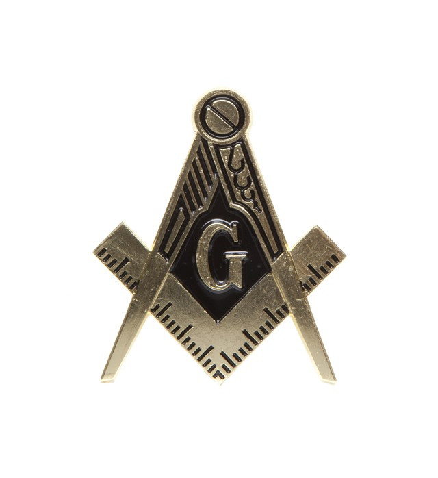 Mason Die-Cut Car Badge (Gold) - Prime Heritage Gifts