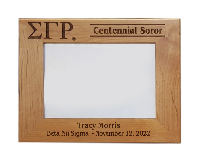Personalized SGRho Founders' Day Frame ( Horizontal 5" x 7" ) - Prime ...
