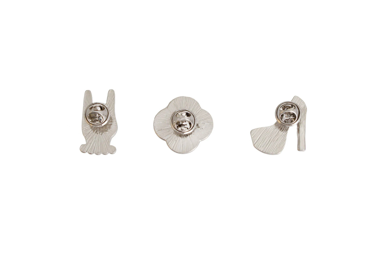 Blue White 3 Pcs Sorority Pins - Prime Heritage Gifts