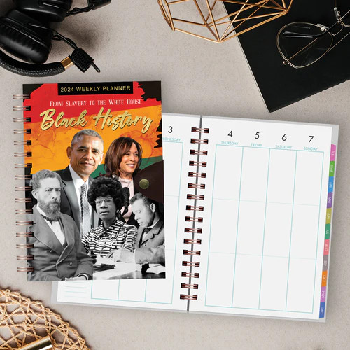 2024 Black History Weekly Planner - Prime Heritage Gifts