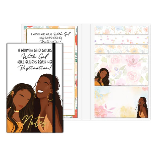 WITH GOD STICKY NOTE BOOKLET - Prime Heritage Gifts