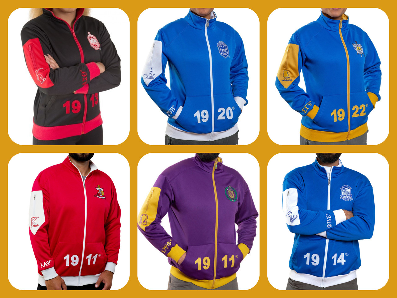 Greek Elite Track Jackets - Prime Heritage Gifts