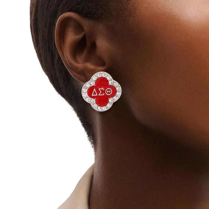 Red DST Sorority Studs - Prime Heritage Gifts