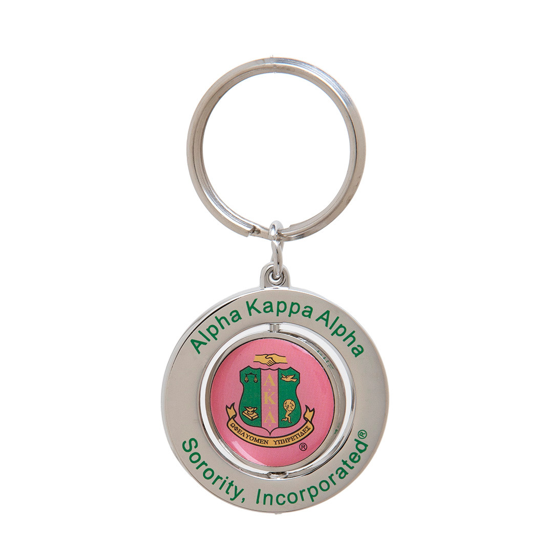 Spinner Key Ring – Alpha Kappa Alpha - Prime Heritage Gifts