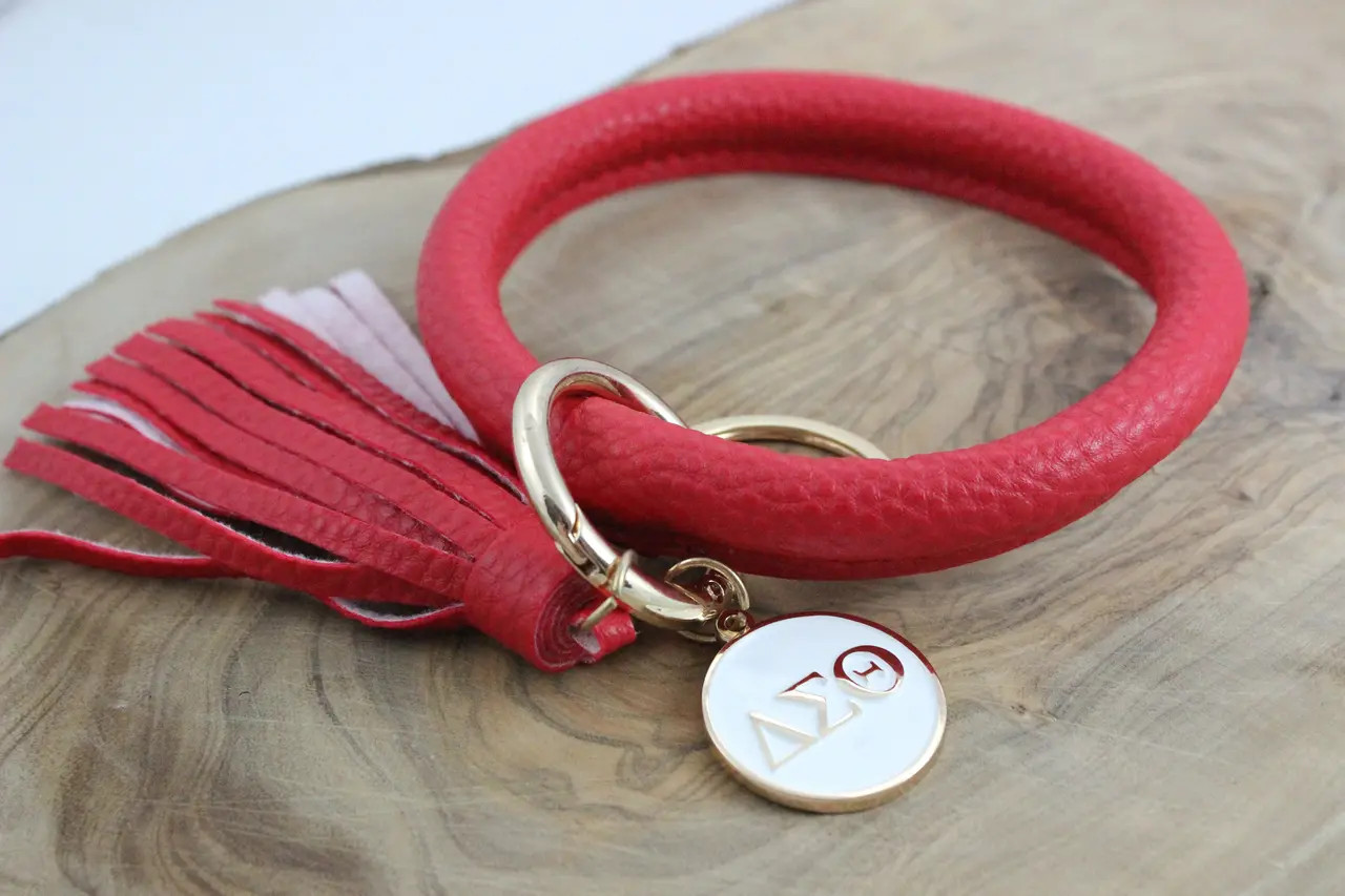 Delta Sigma Theta Bangle Sorority Keychain - Prime Heritage Gifts