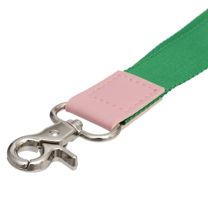 AKA Green Canvas Lanyard ID Badge Clip - Prime Heritage Gifts