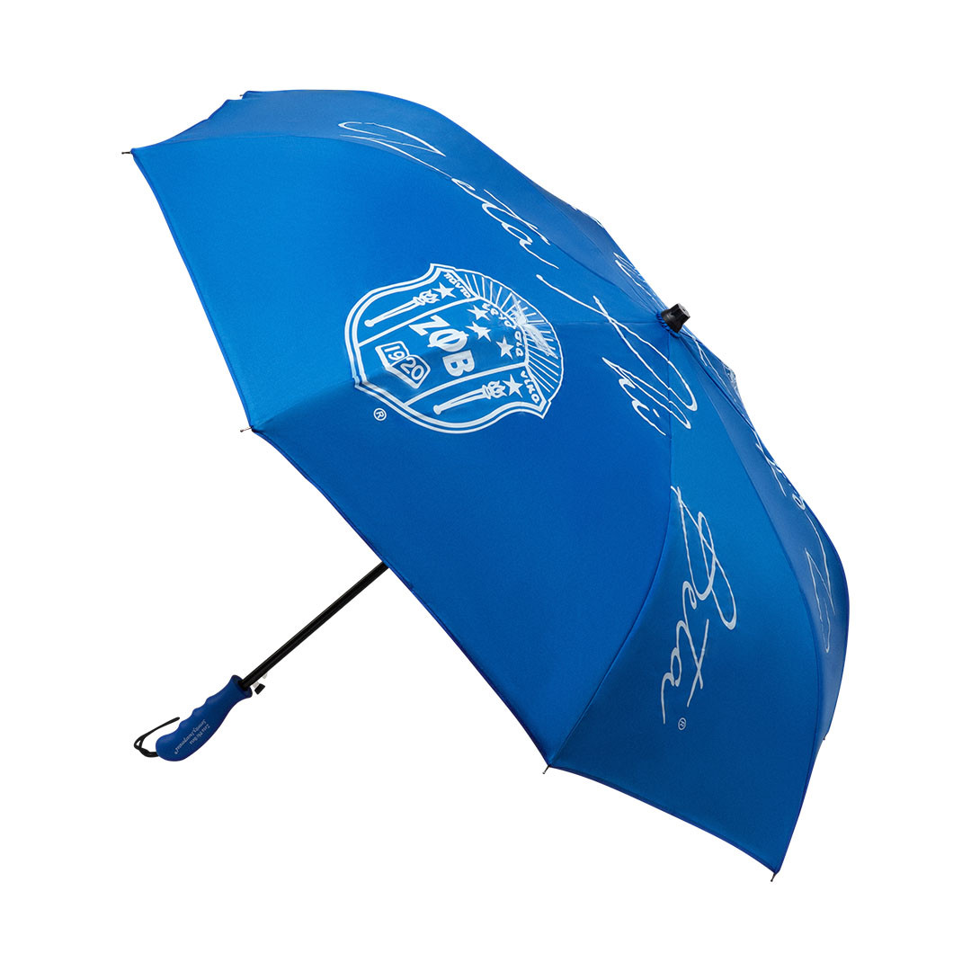 The Inverted Umbrella – Zeta Phi Beta, Blue ( BCAM) - Prime Heritage Gifts